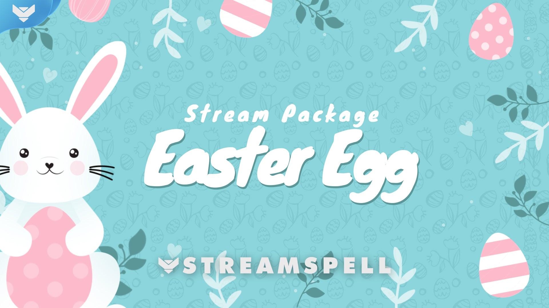 Easter Stream Overlay for Festive Vibes | Stream Alerts, transition, webcam overlay | Easter ...